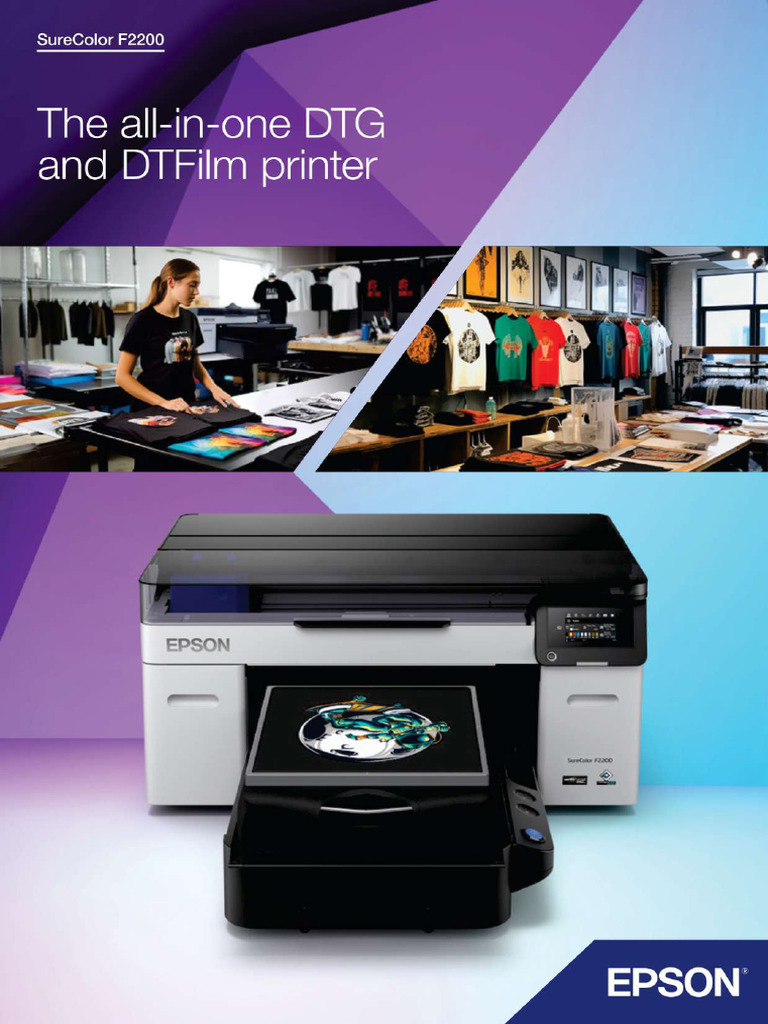 Brosura DTF DTG Epson F2200 | PDF