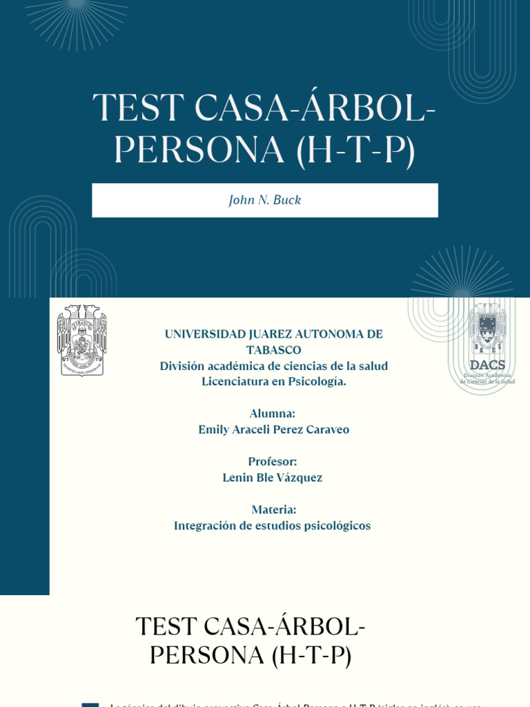 Test Casa-Árbol-Persona (H-T-P) : John N. Buck | PDF