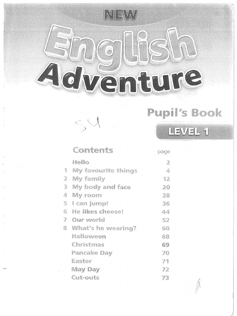 English Adventure Puplis Book 1 | PDF