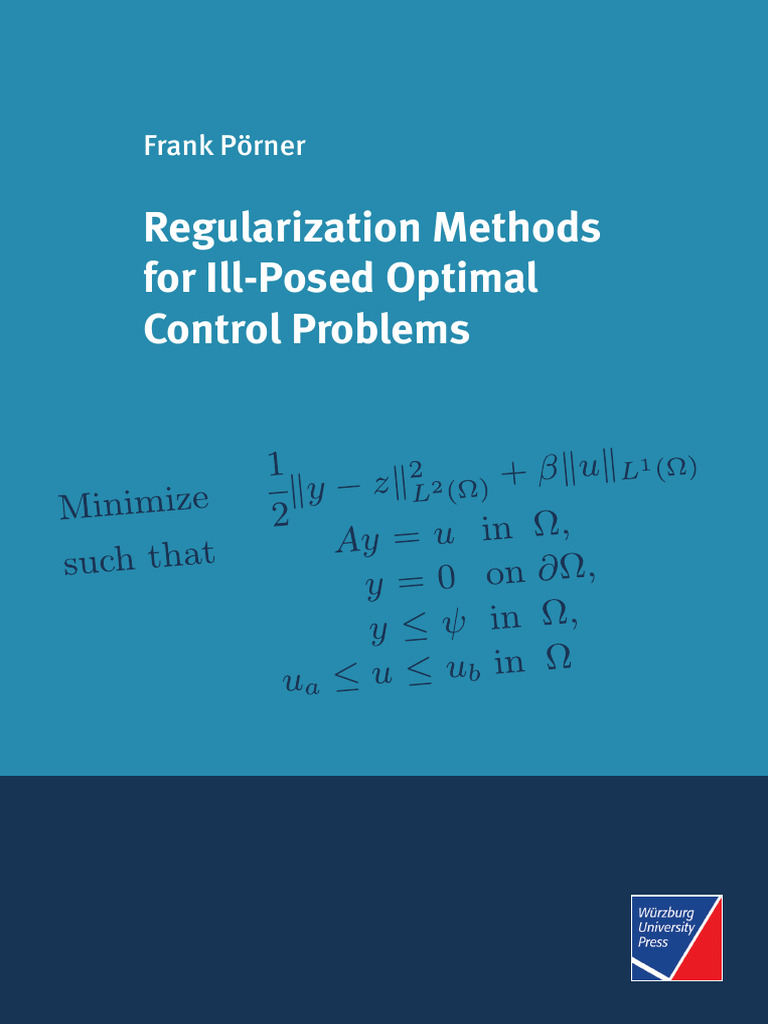 Regularization Methods For Ill-Posed Optimal Contr | PDF