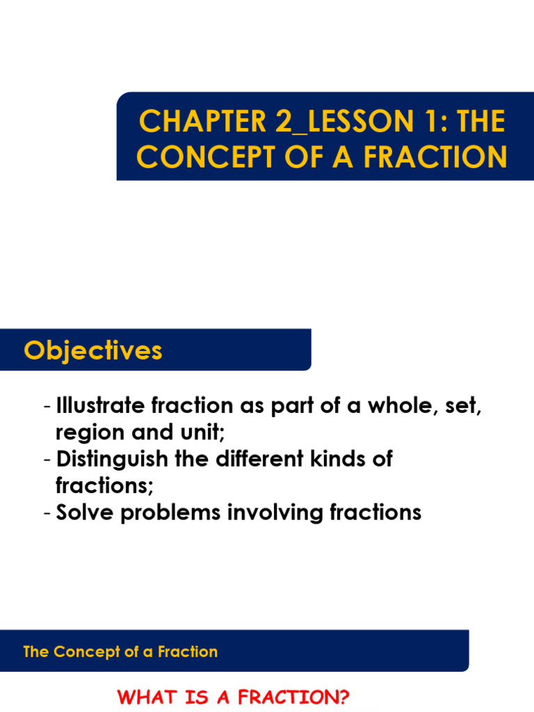 Chapter 2 Lesson 12 The Concept of Fraction Equivalent Fractions | PDF