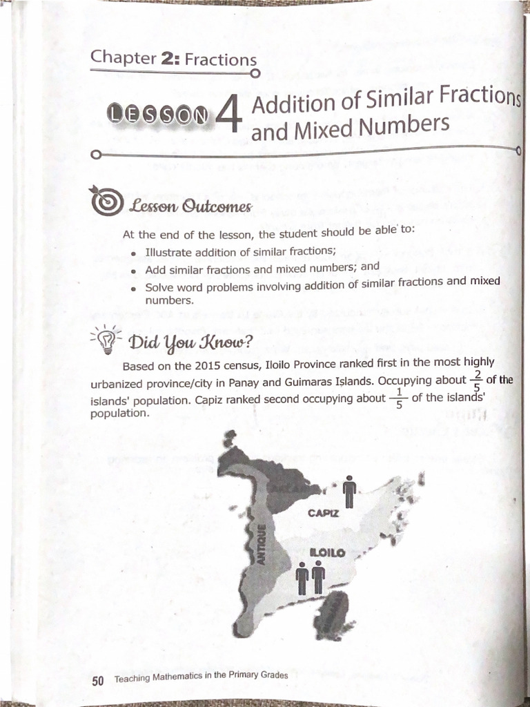 Chapter-2_Lesson-4.-Addition-of-Simialr-Fractions-and-Mixed-Numbers | PDF