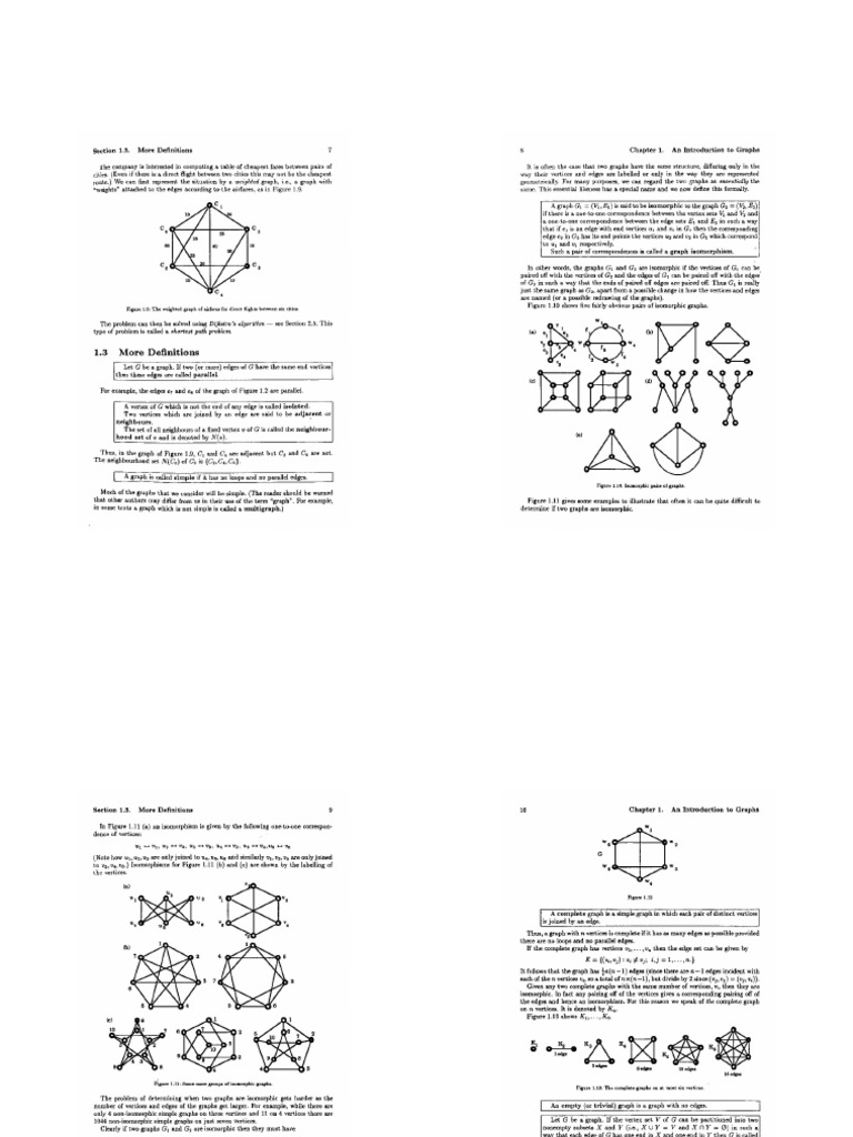 Graph Theory Chapter1 | PDF