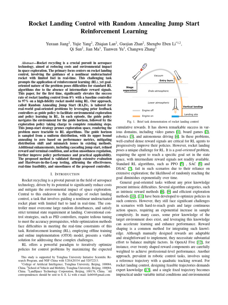 Rocket Landing Control via RAJS Method | PDF | Applied Mathematics