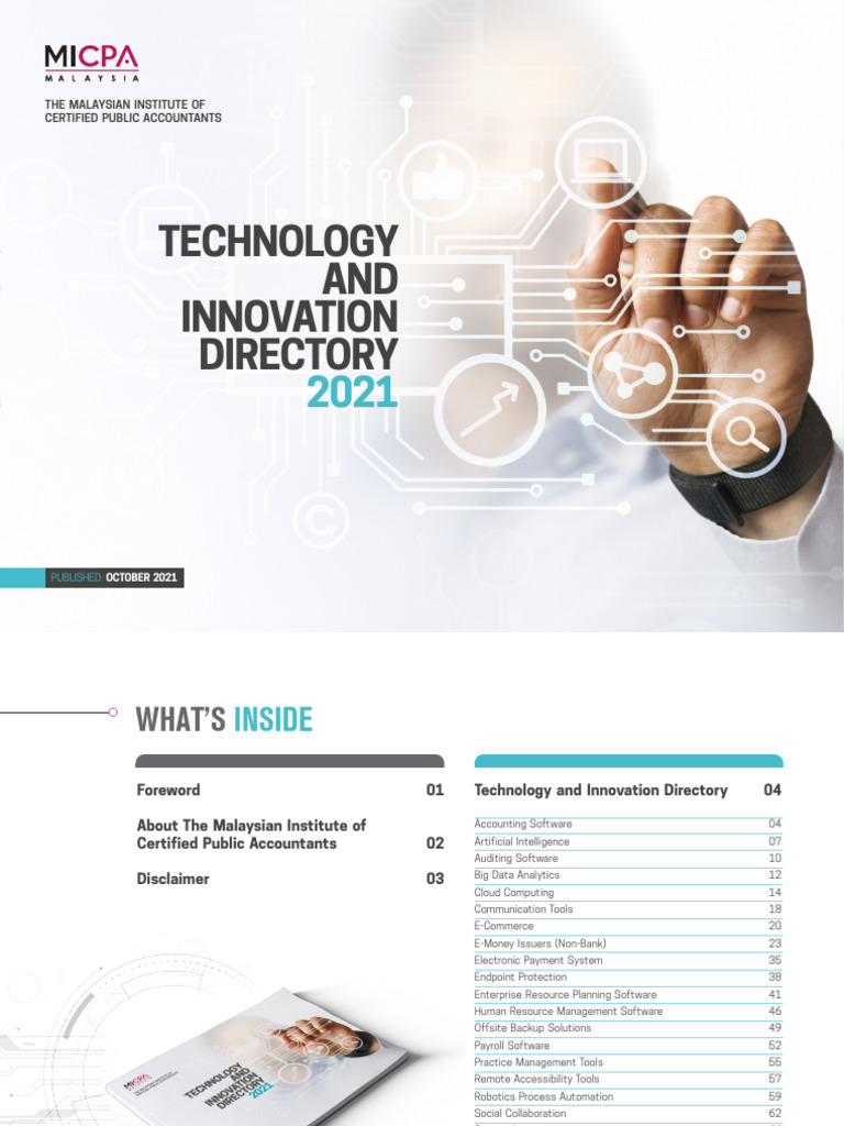 MICPA Technology and Innovation Directory 20211 | PDF