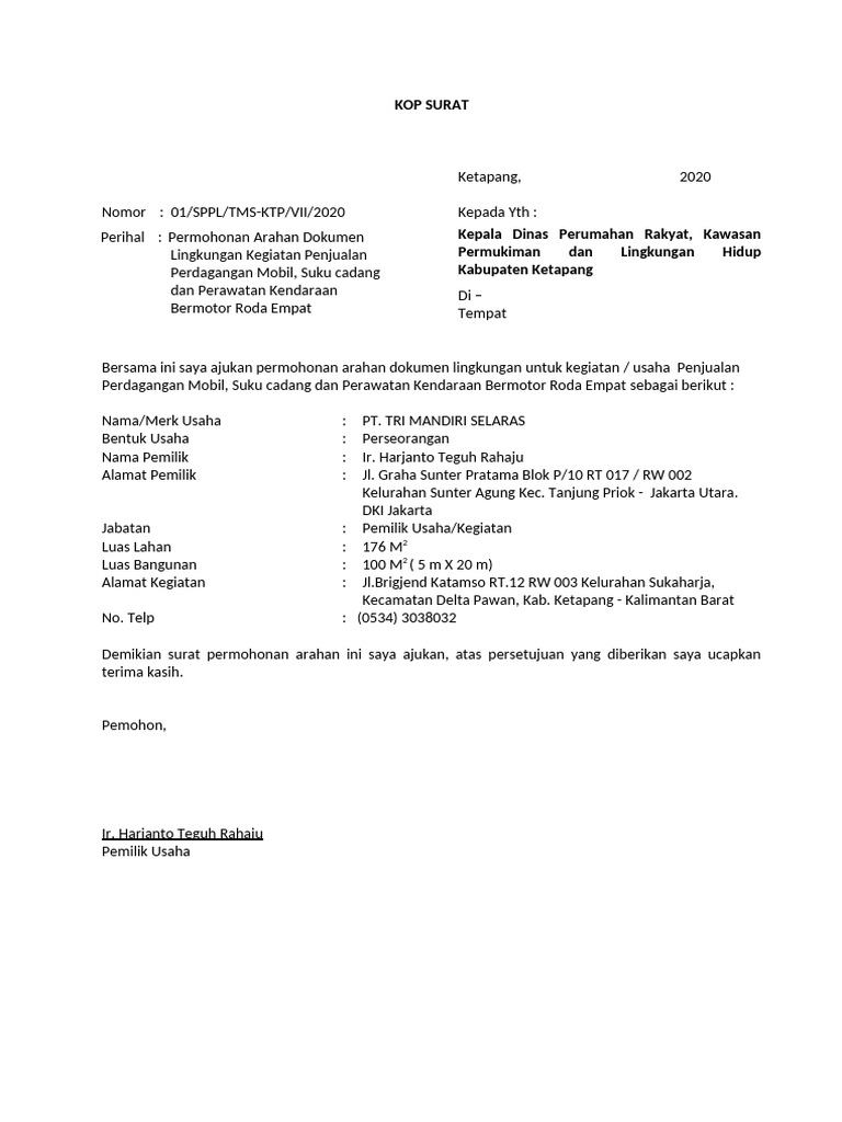Form SPPL KETAPANG | PDF