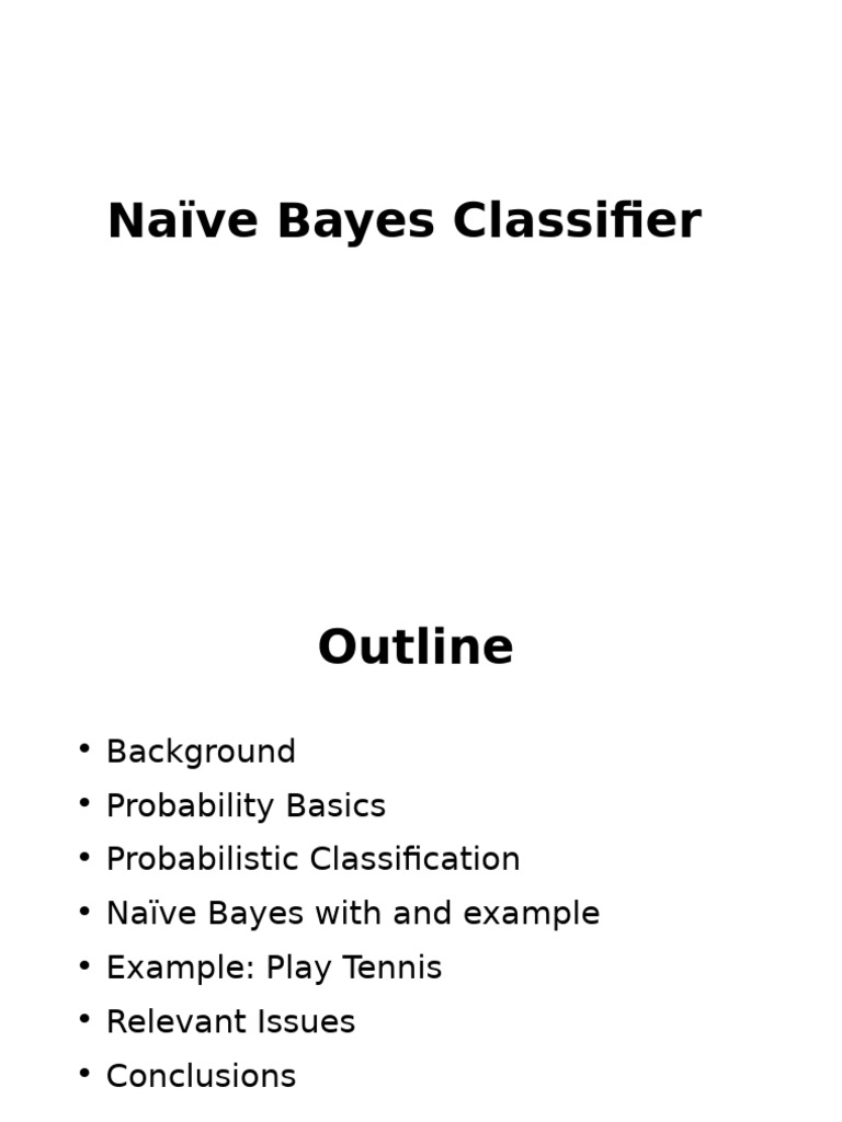 Lecture09_ Naive Bayes Classifier | PDF