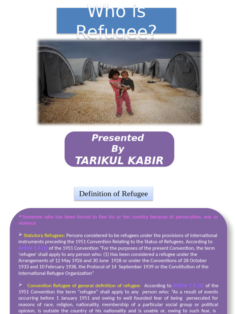 Who Is Refugee | PDF