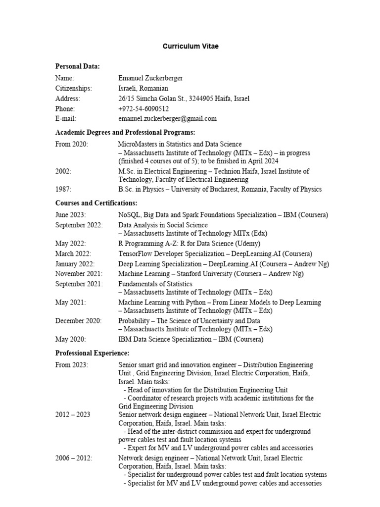 cv_emanuel_zuckerberger | PDF