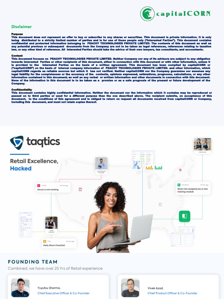 Taqtics - Pitch Deck | PDF
