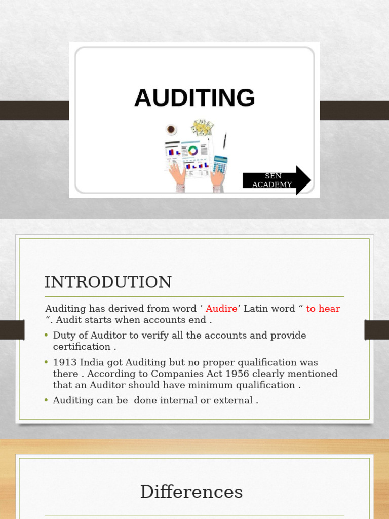 Auditing | PDF