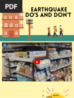 Earthquake Duck, Cover, and Hold Tips | PDF