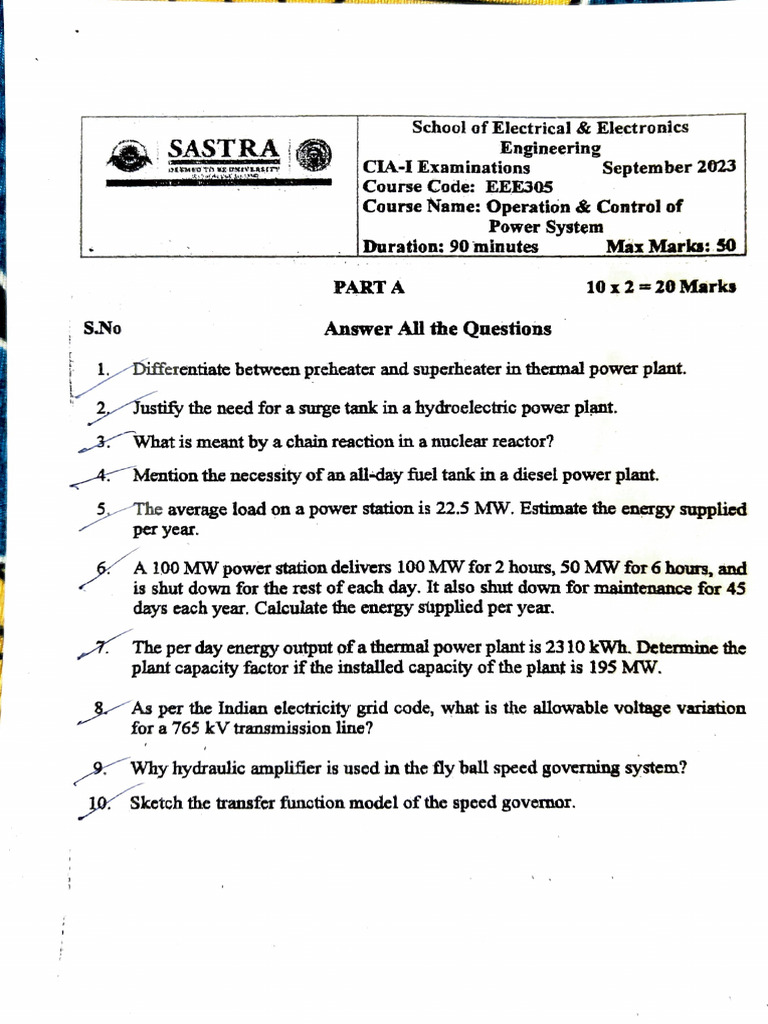 Cia-1 QP (2023) | PDF