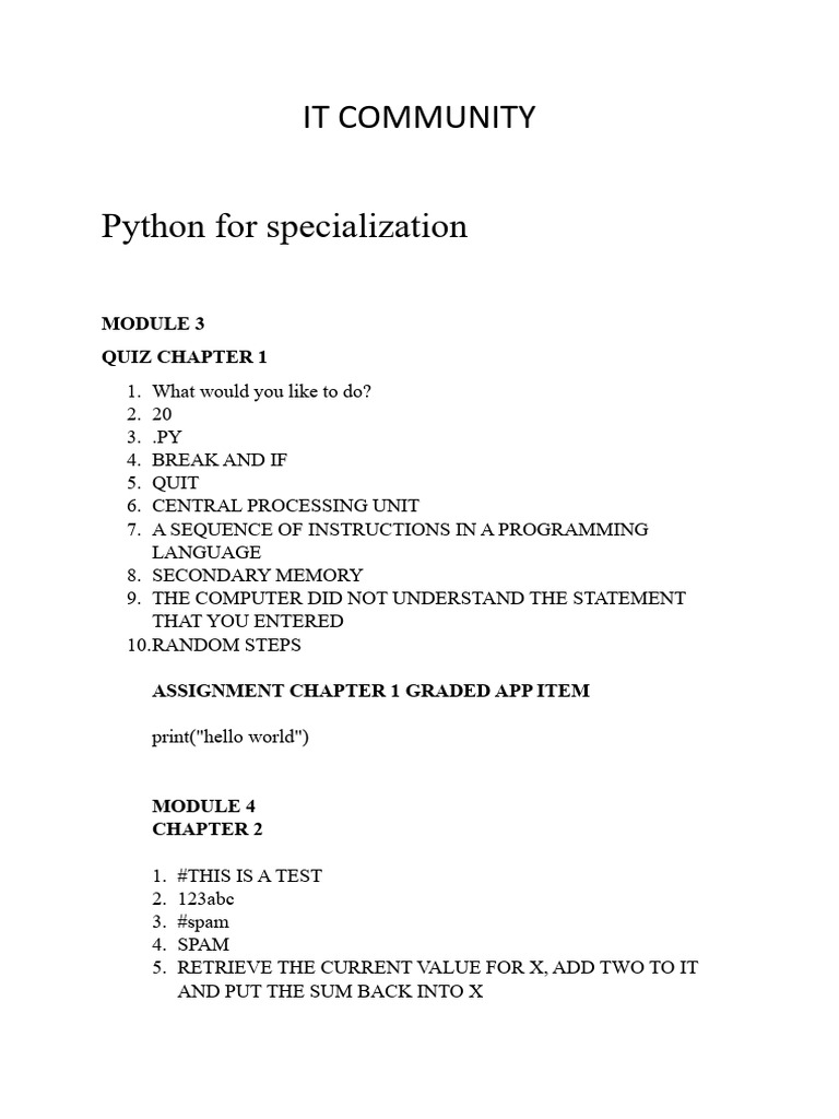 Python For Everyone | PDF | Python (Programming Language) | Software ... Python For Everyone | PDF | Python (Programming Language) | Software ...