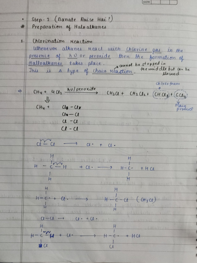 Class 12th Handwritten Notes for Organic Chemistry | PDF