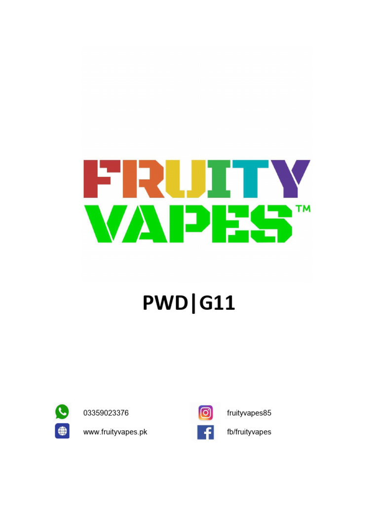 Fruity Vapes | PDF