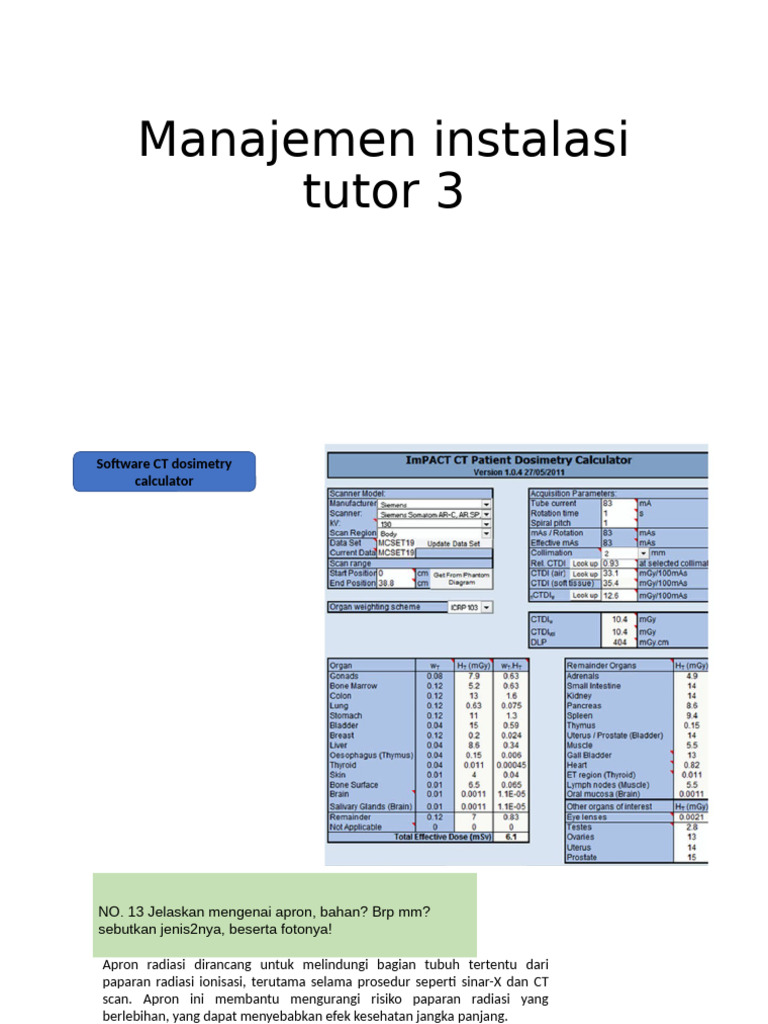 Manajemen Instalasi Tutor 3 NO 3,13,23 Dok Ria | PDF