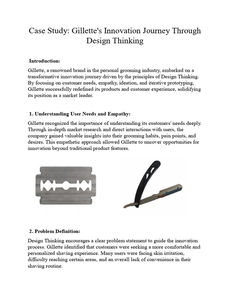Case Study Gillete | PDF