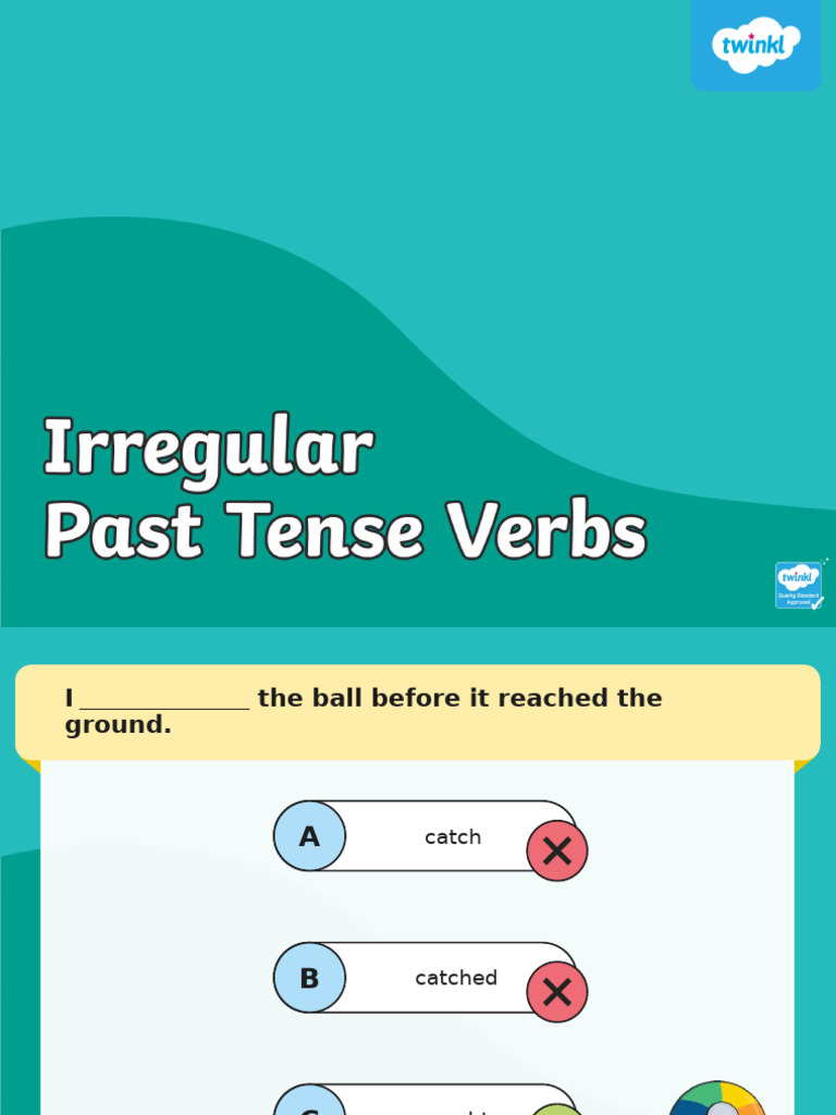 Irregular Past Tense Verbs Powerpoint Quiz - Ver - 1 | PDF