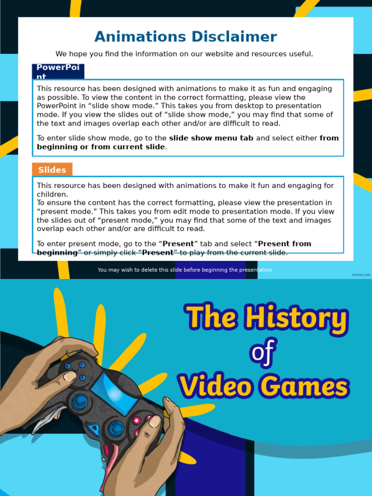History of Video Games Powerpoint | PDF