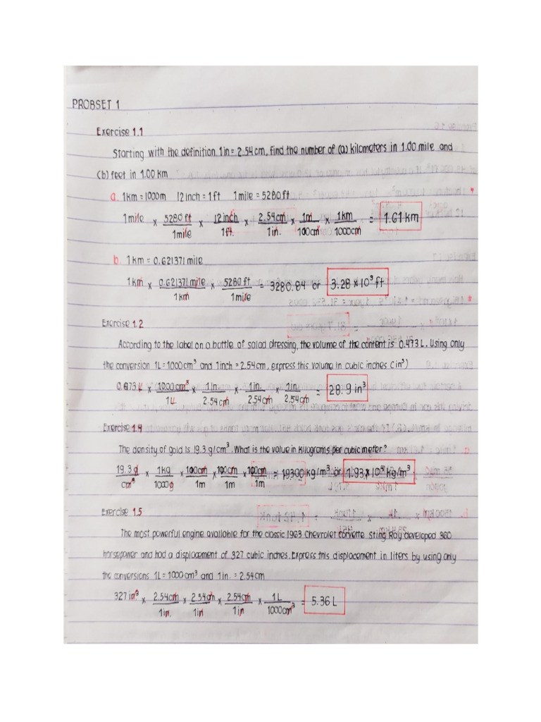 Physics For Engineer Probset 1 | PDF