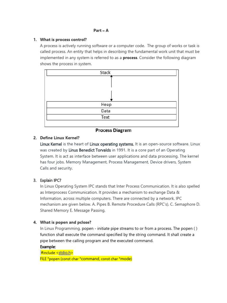 4 YEAR - Linux Programming | PDF