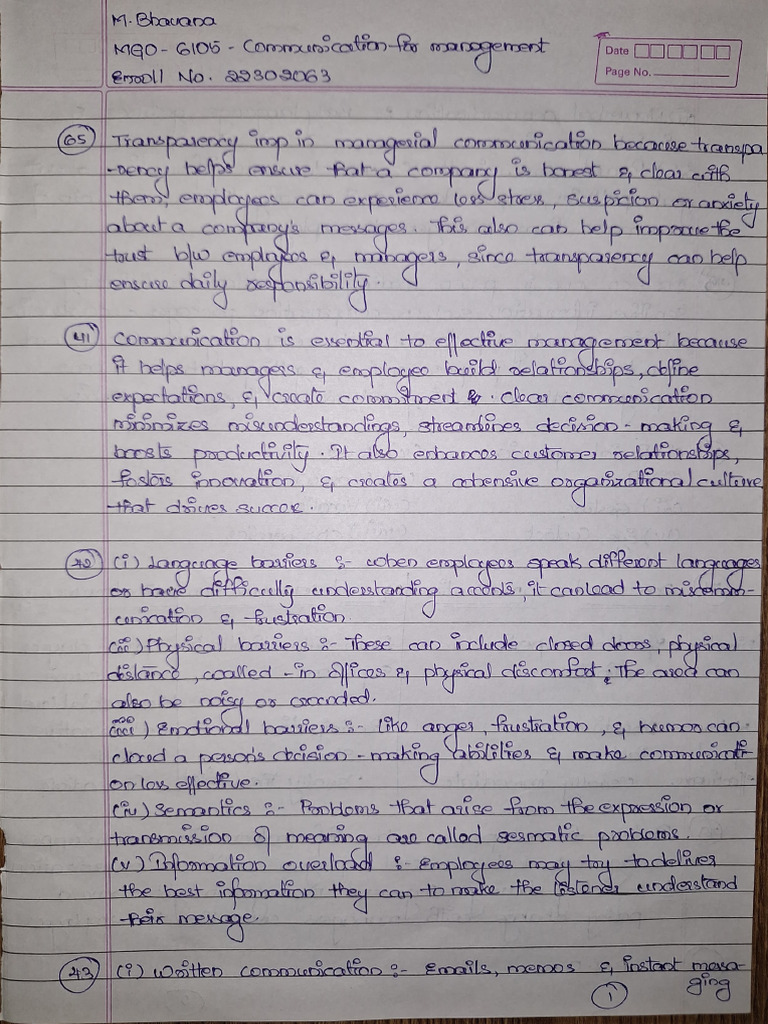 communication for management | PDF