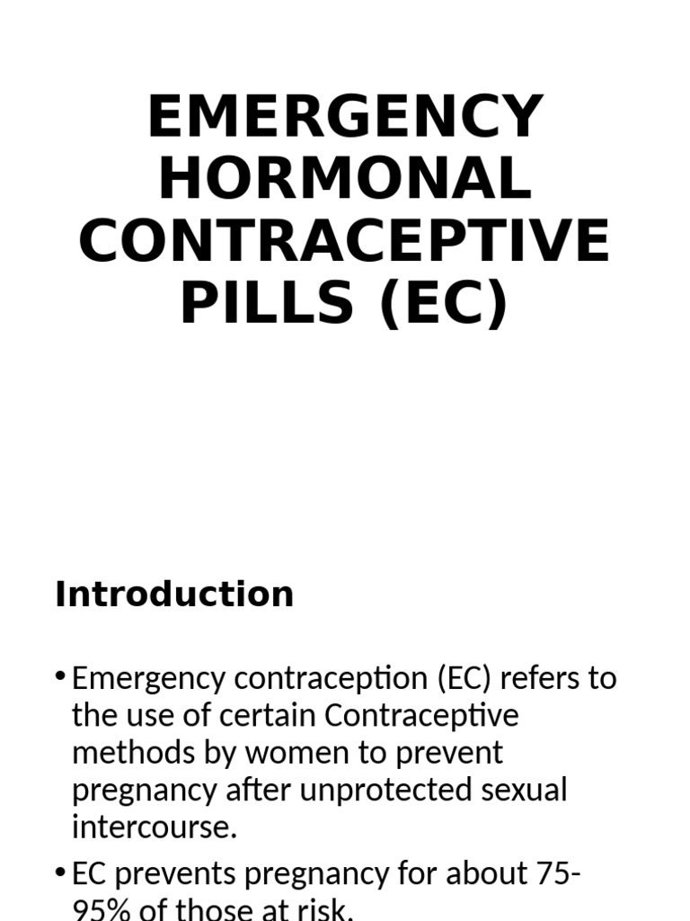 9b.emergency Contraception | PDF