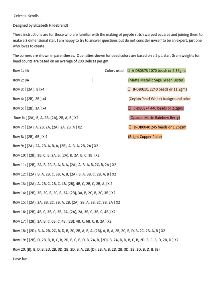 Celestial Scrolls Star | PDF