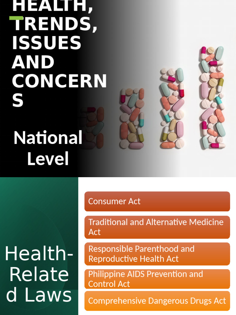 Health Issues, Trends, and Concerns in The National Level | PDF