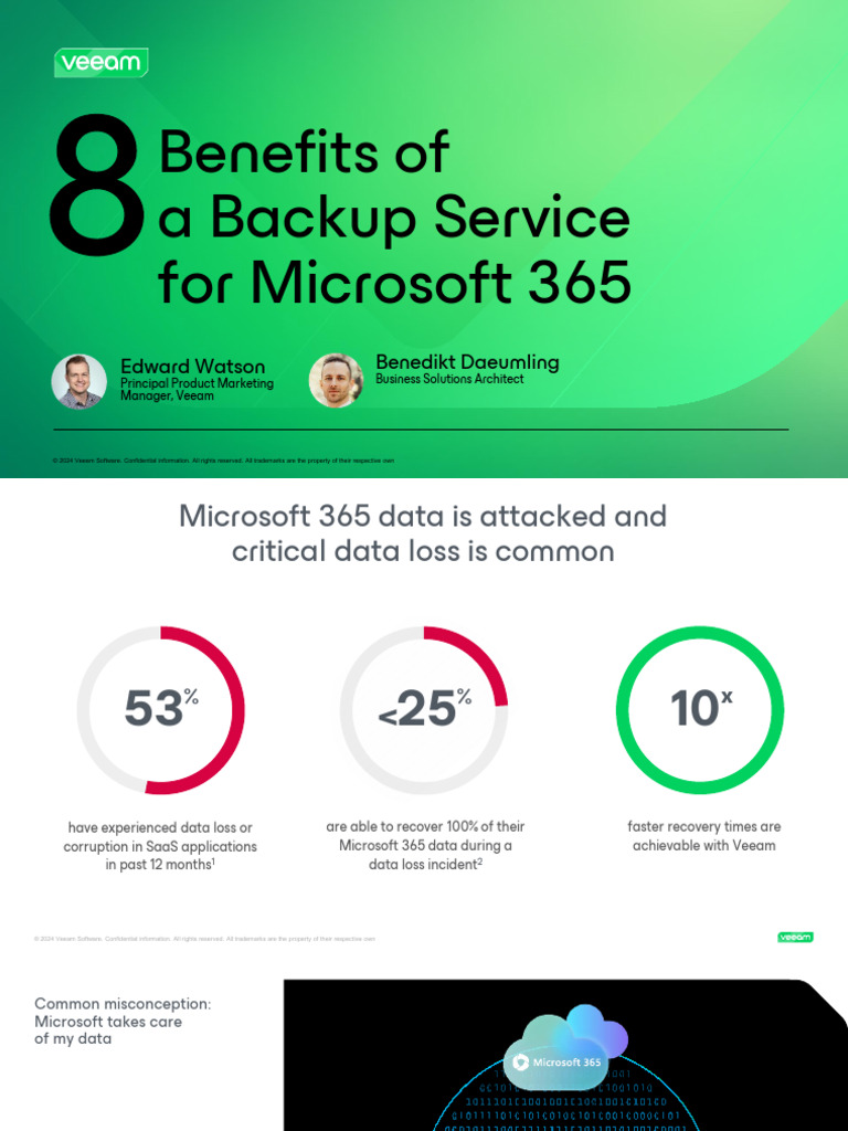 En Webinar 8 Benefits of Backup Service For m365 | PDF