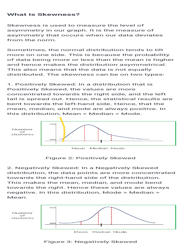 The Complete Guide To Skewness and Kurtosis Simplilearn | PDF