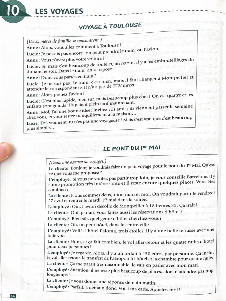 Voyage Et Vacances B1 Vocabulaire | PDF