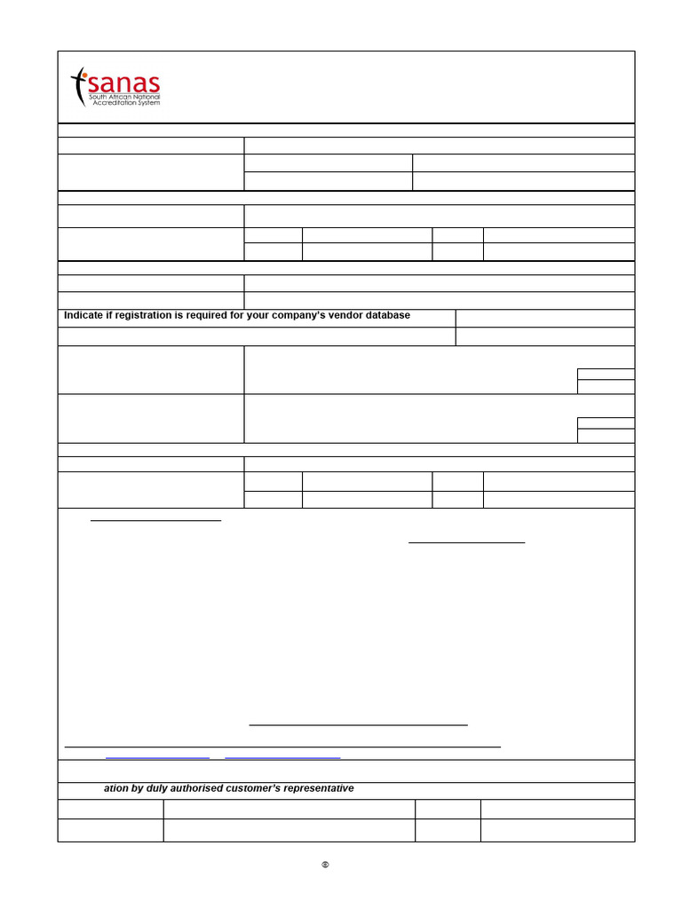 F 215 - Individual Course Application Form SANAS | PDF | Payments | Invoice