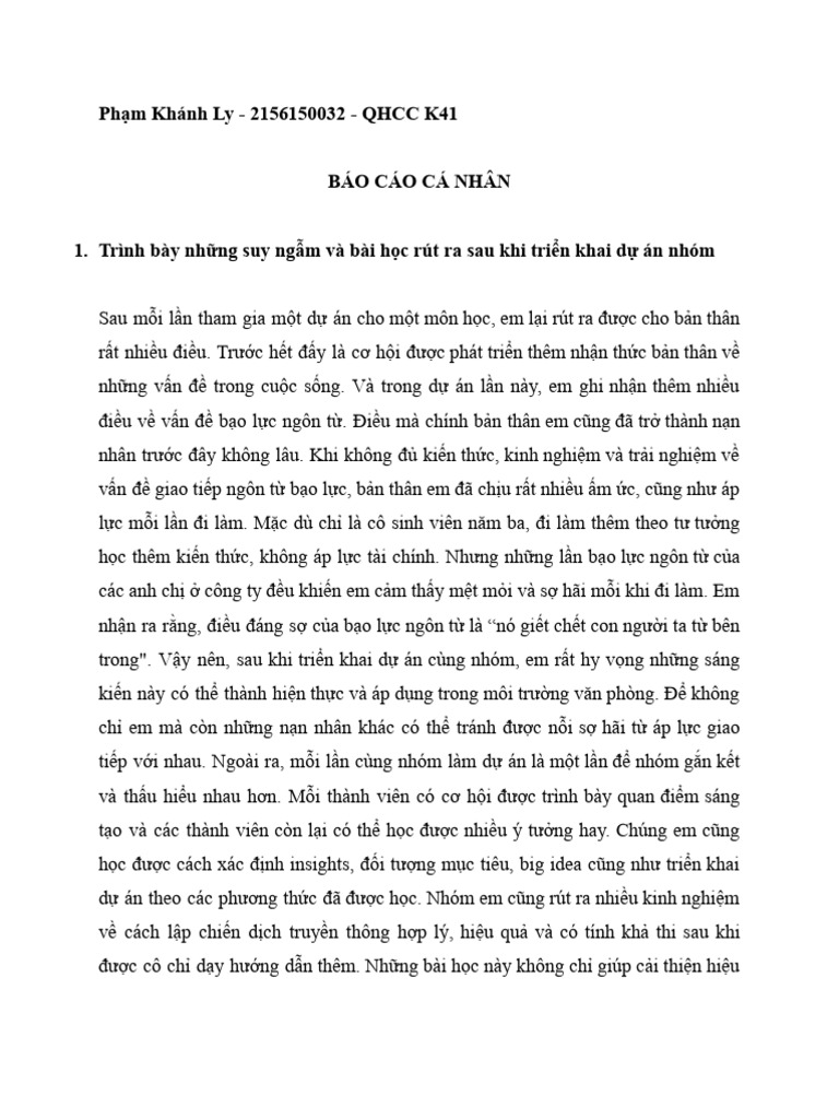 PH M Khánh Ly | PDF