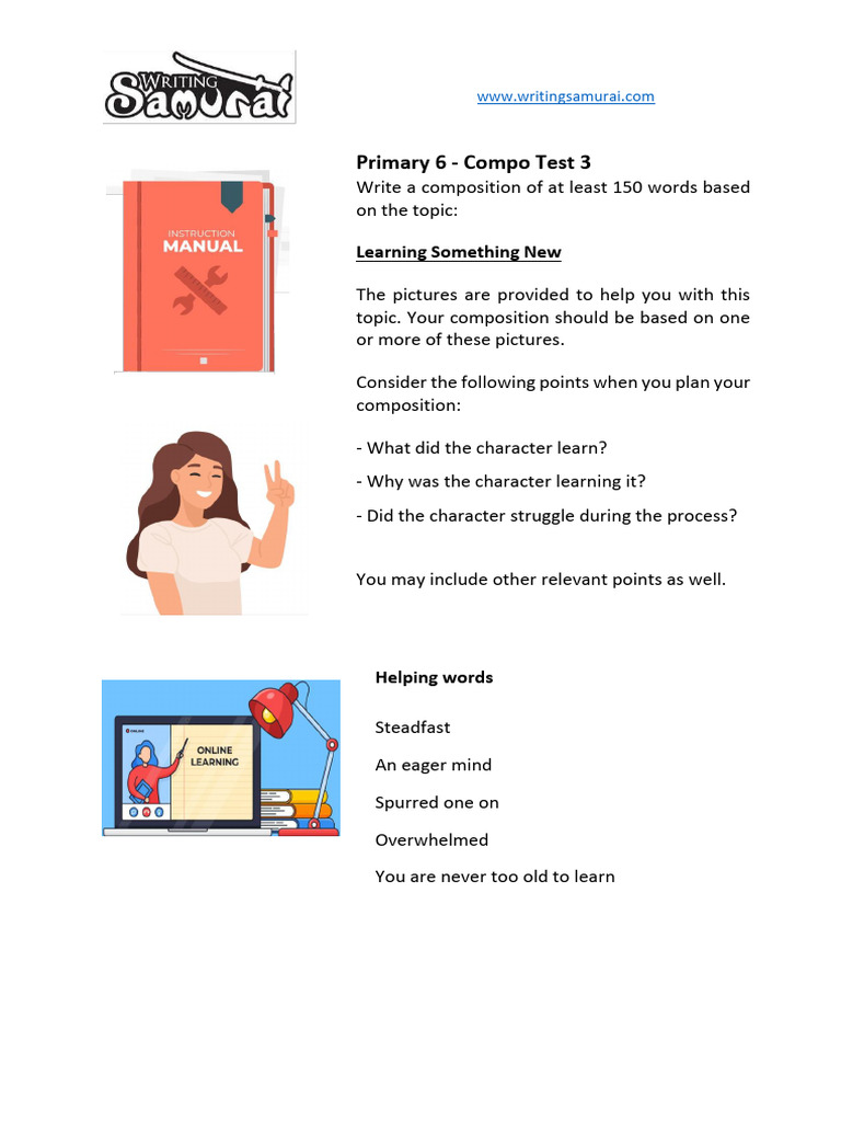 Picture Composition For Primary 6 | PDF