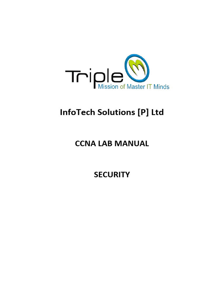 TM - CCNA - Security - Lab Manual - 2012 - V3 | PDF