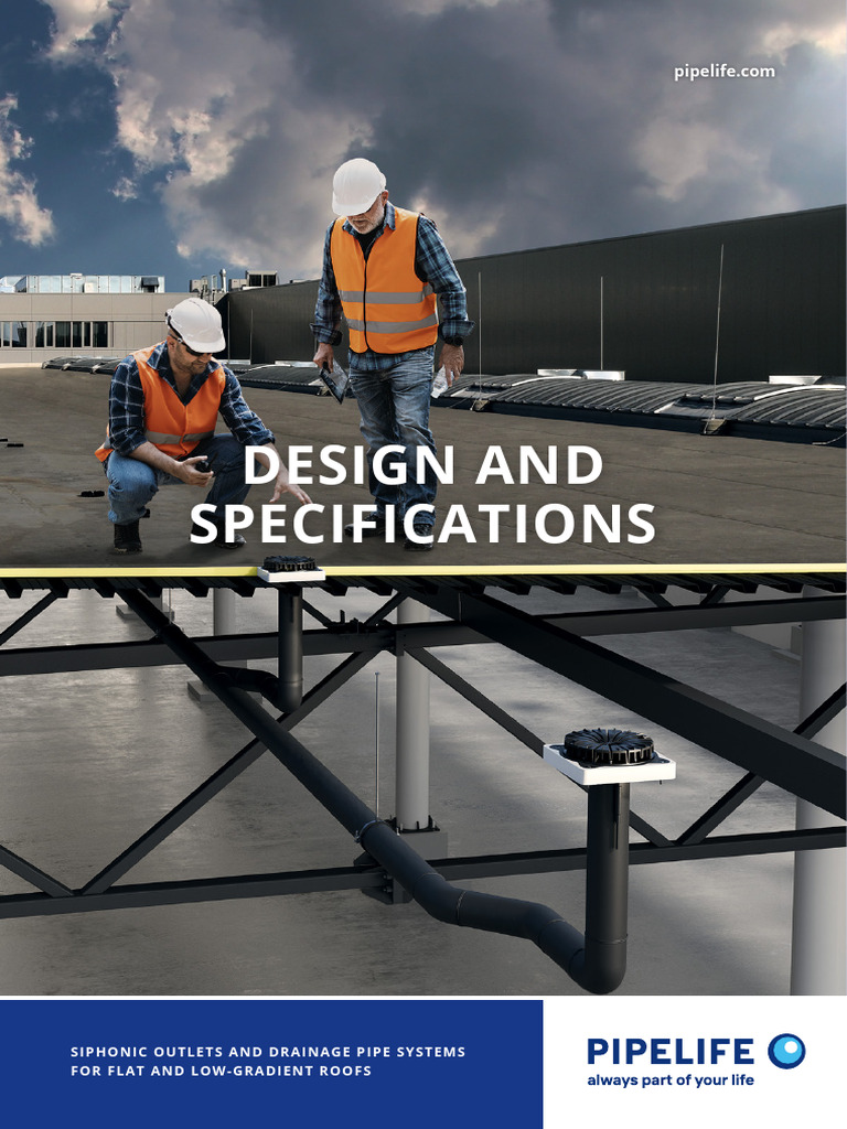 Siphonic Roof Drainage Design and Specifications | PDF | Pipe (Fluid ...