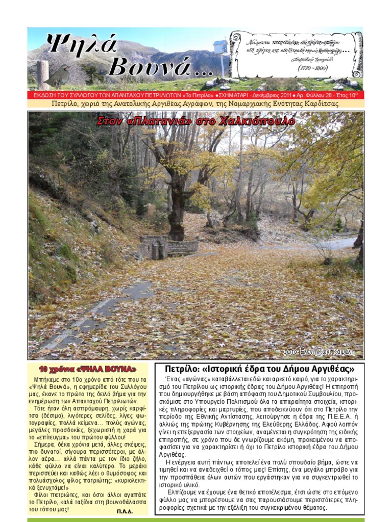 ΨΗΛΑ ΒΟΥΝΑ Φ.28 | PDF