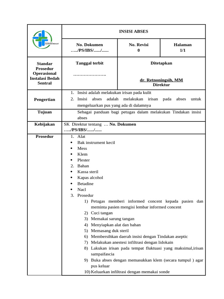 Insisi Abses | PDF