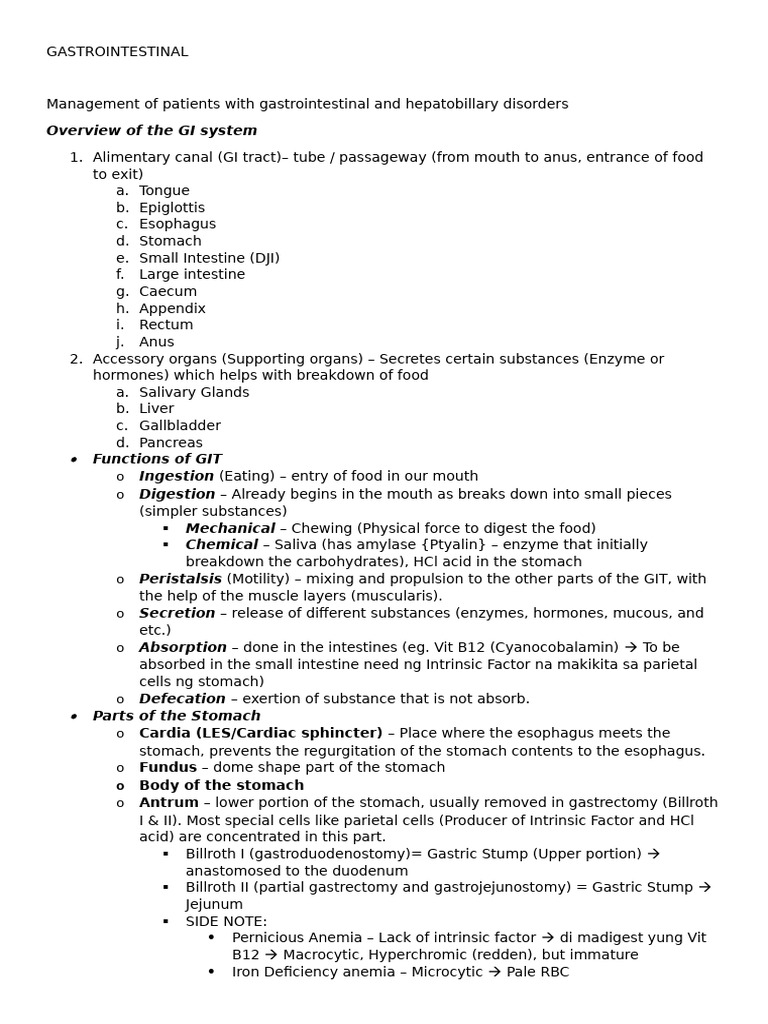 GASTROINTESTINAL | PDF