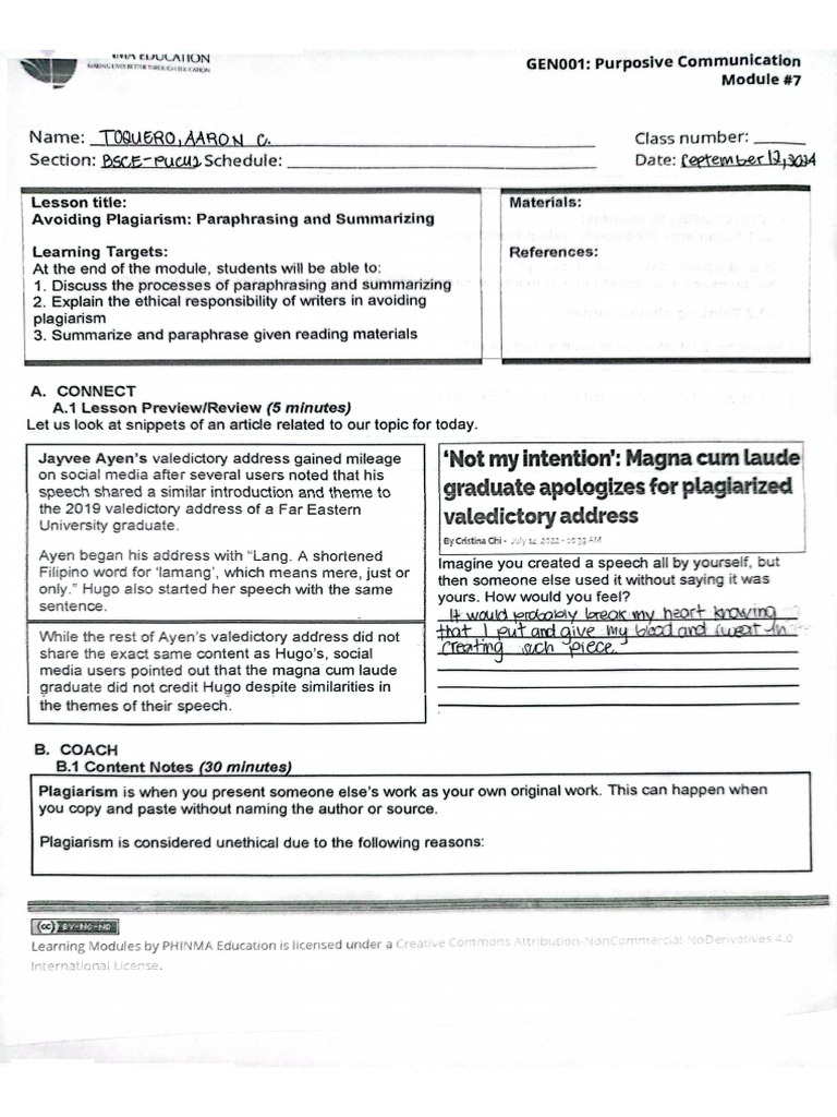 Gen001 Module7 | PDF