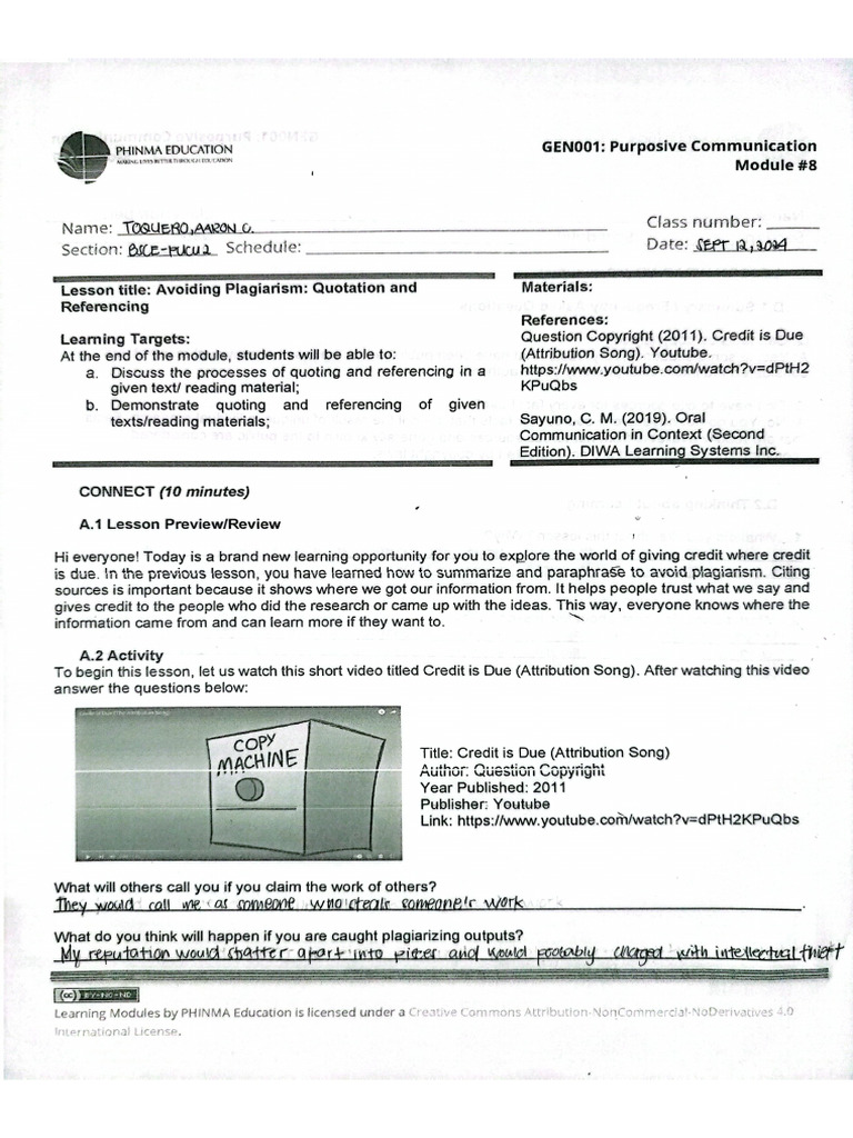 Gen001 Module8 | PDF