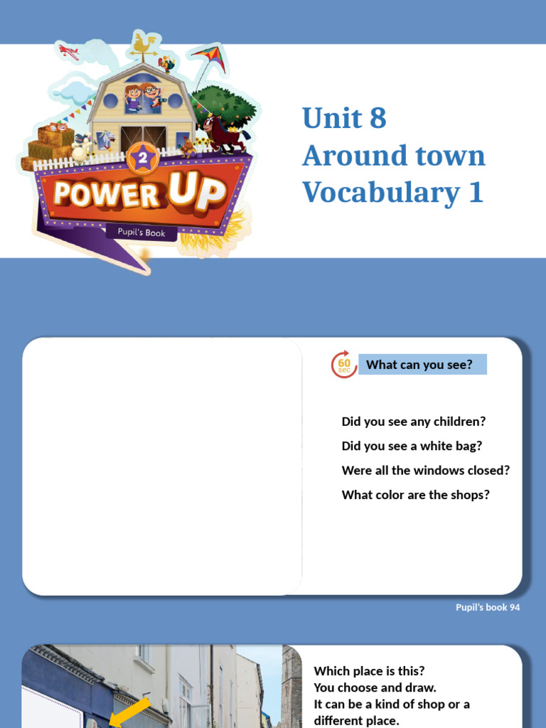 PU2-U8 词汇1 | PDF