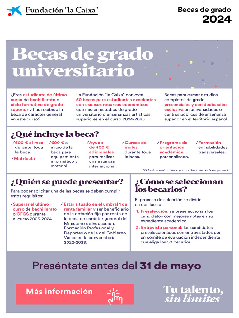 Flyer-Becas-Grado-2024-Pdf 1 | PDF