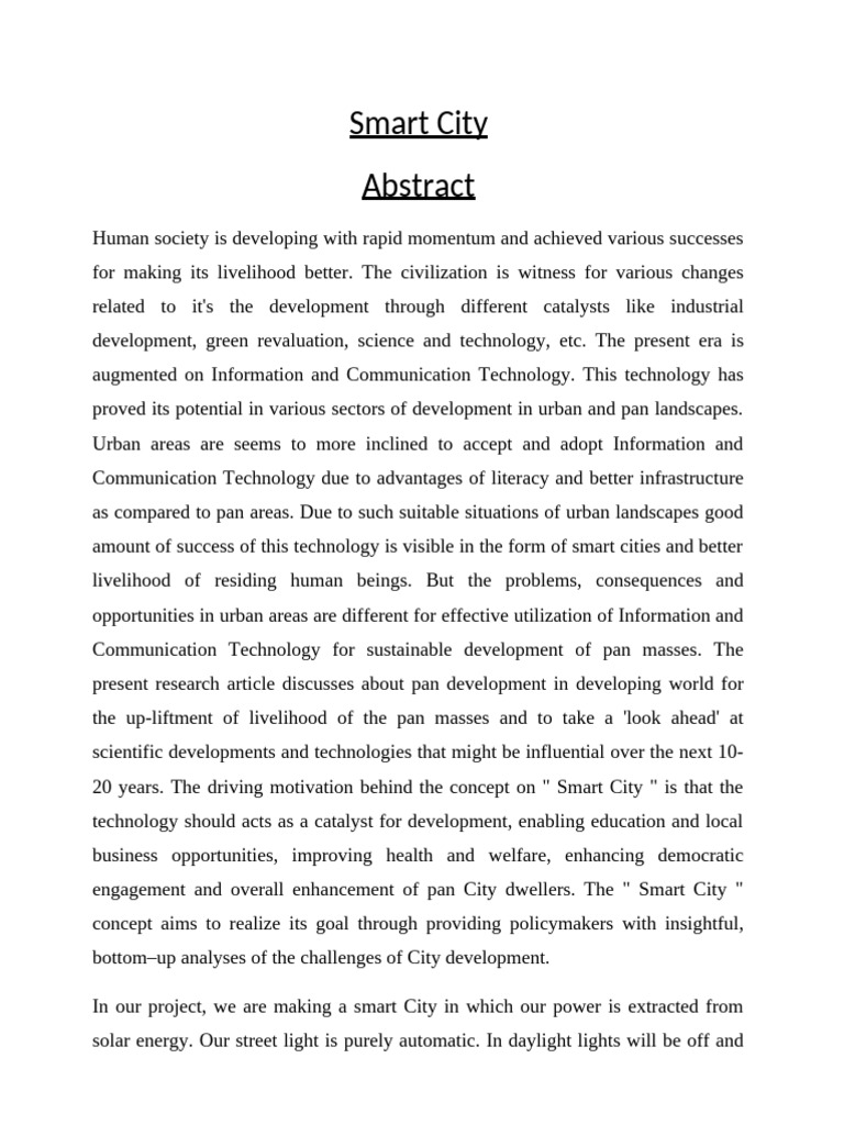 Smart City | PDF