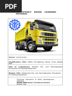 Backhoe Loader Operation NC II Course | PDF | Educational Assessment ...