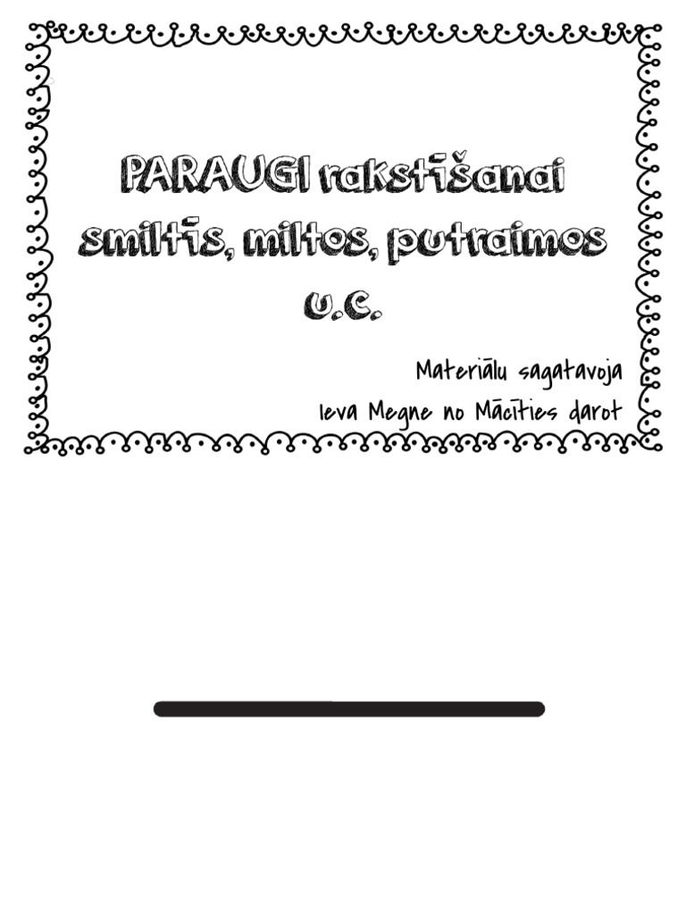 PARAUGI Rakstīšanai | PDF