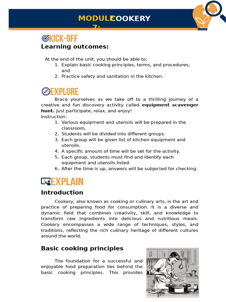 MODULE-7_COOKERY home economics | PDF