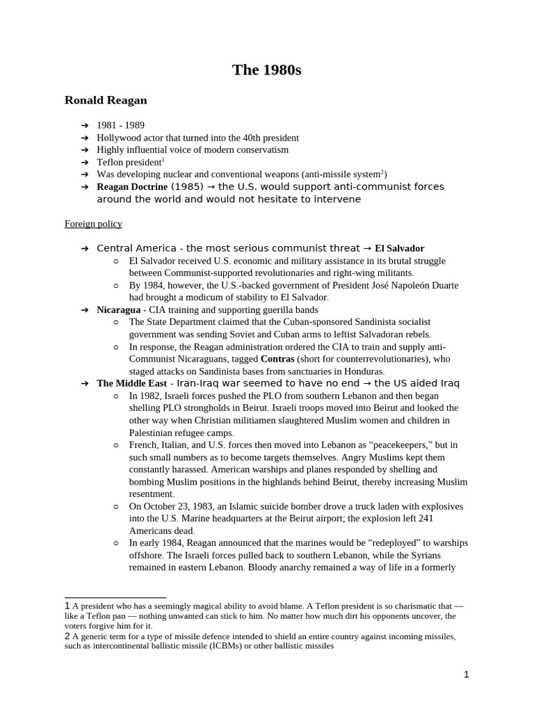 The 1980s | PDF